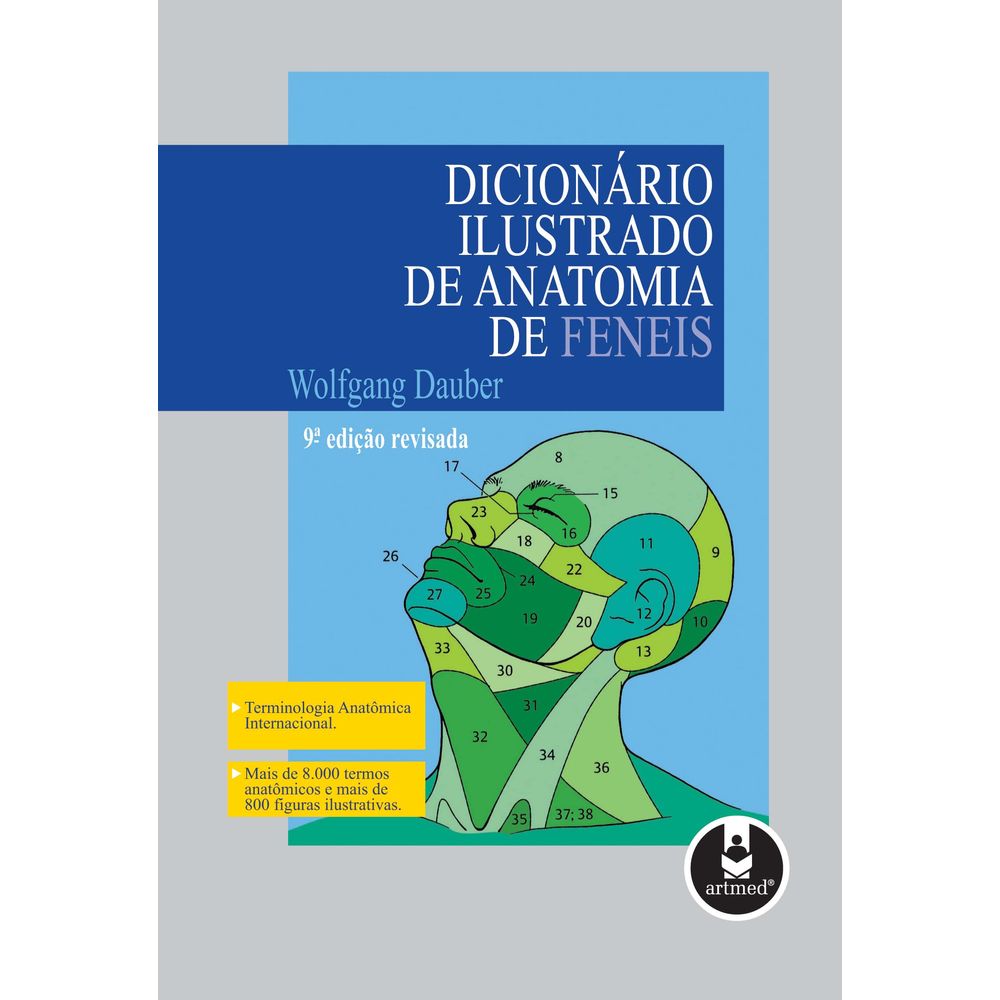 Dicionário Ilustrado de Anatomia de Feneis - livrarianosnahistoria